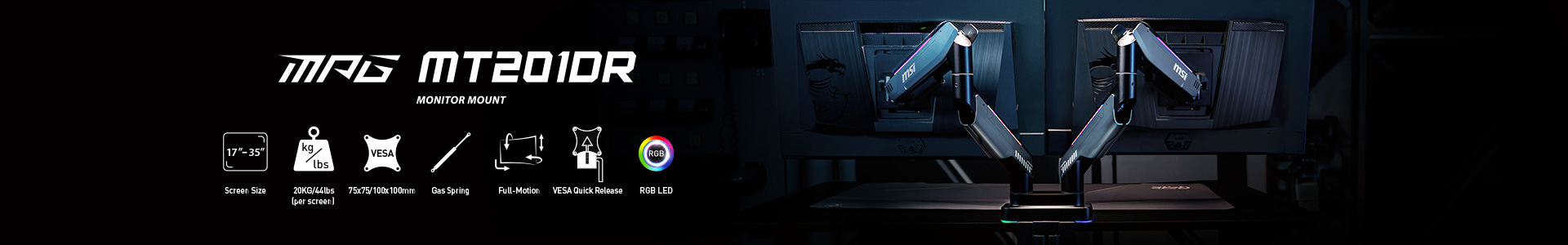 MSI Monitor Arms | Professional Display Mounts | MSI-US Store - MSI-US ...